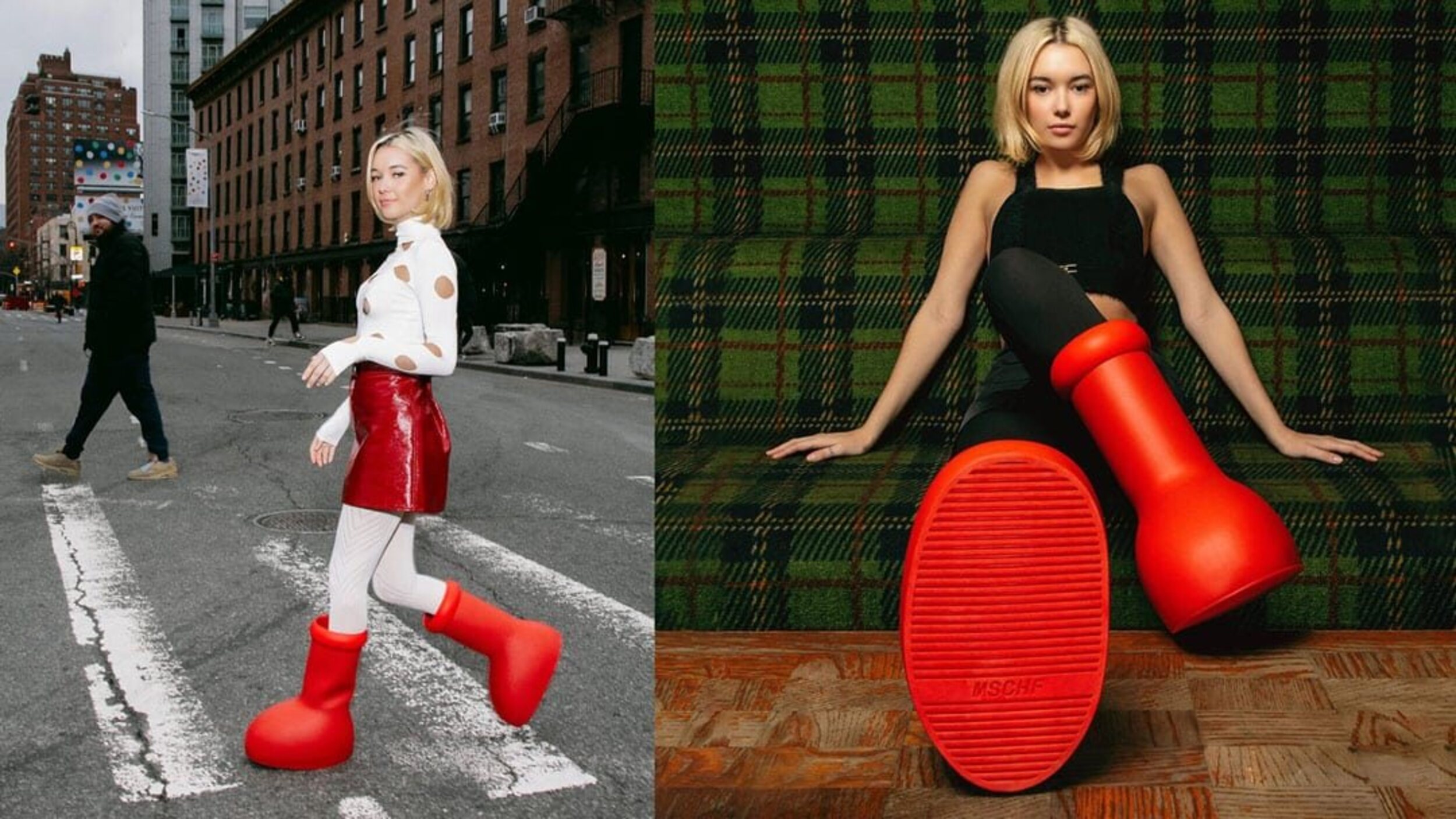 Big Red Boots, las botas de MSCHF que recuerdan a Astro Boy - MENzig